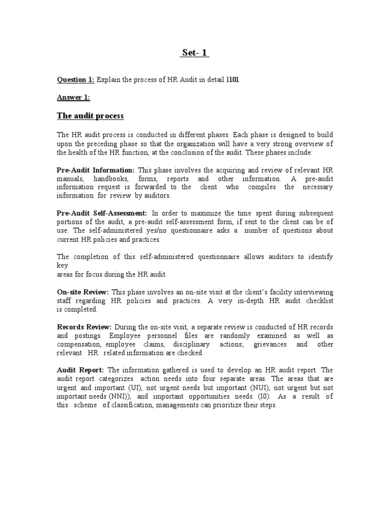 Mu0004 Human Resource Audit | PDF