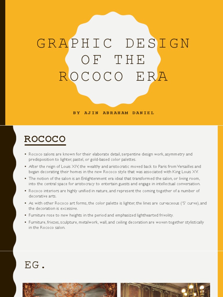 Rococo Era Graphic Design Insights | PDF | Baroque | Art Media