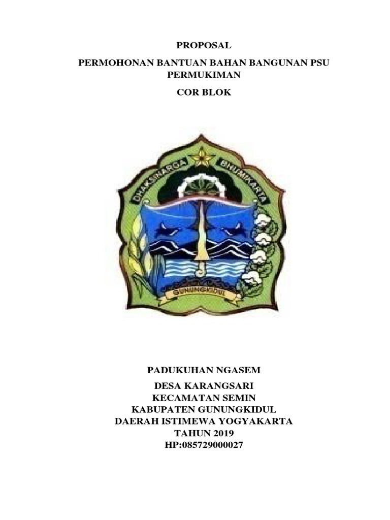 PROPOSAL Bupati Cor | PDF