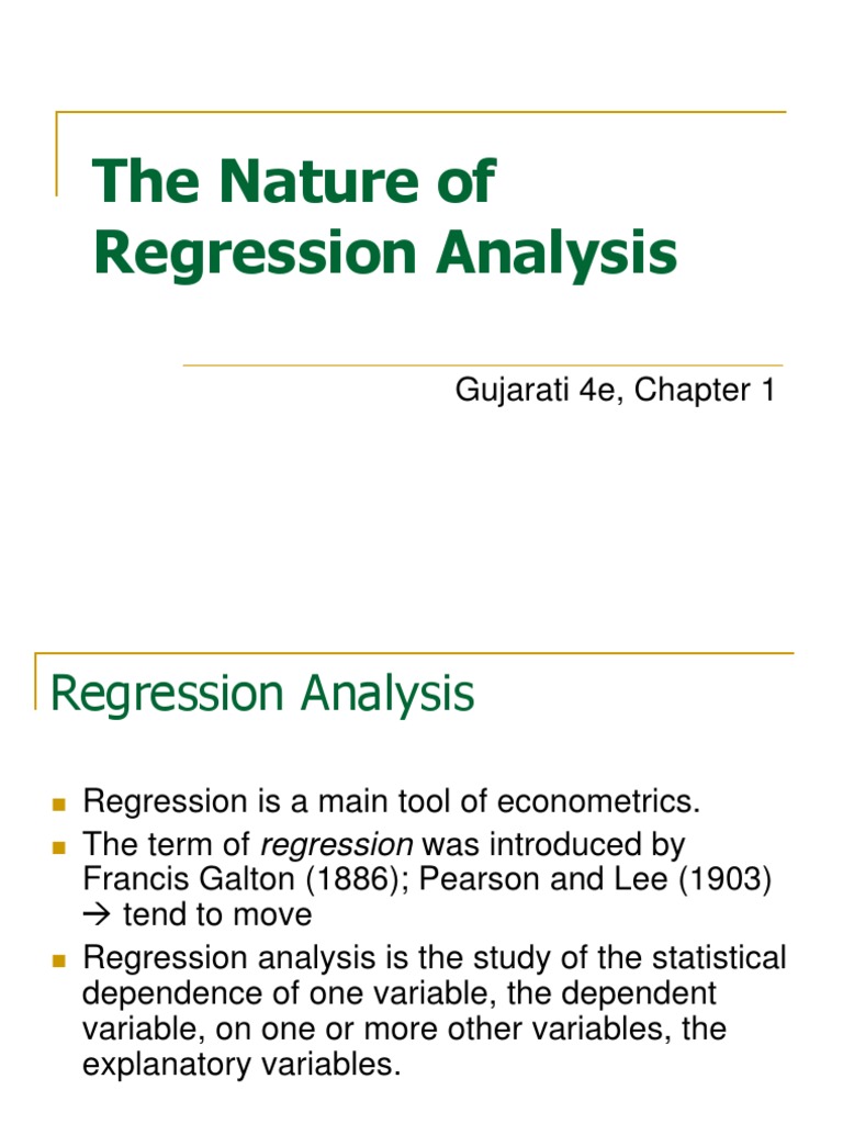 Understanding Regression Analysis Basics | PDF | Dependent And Independent Variables | Level Of ...
