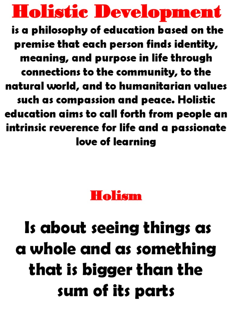Understanding Holistic Development | PDF | Attitude (Psychology) | Emotions