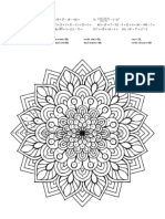 Mandala de Sumas y Restas Algebraicas | PDF