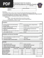 SCBA Monthly Inspection Checklist - SafetyCulture | PDF | Equipment