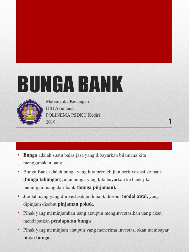 Bunga Bank | PDF
