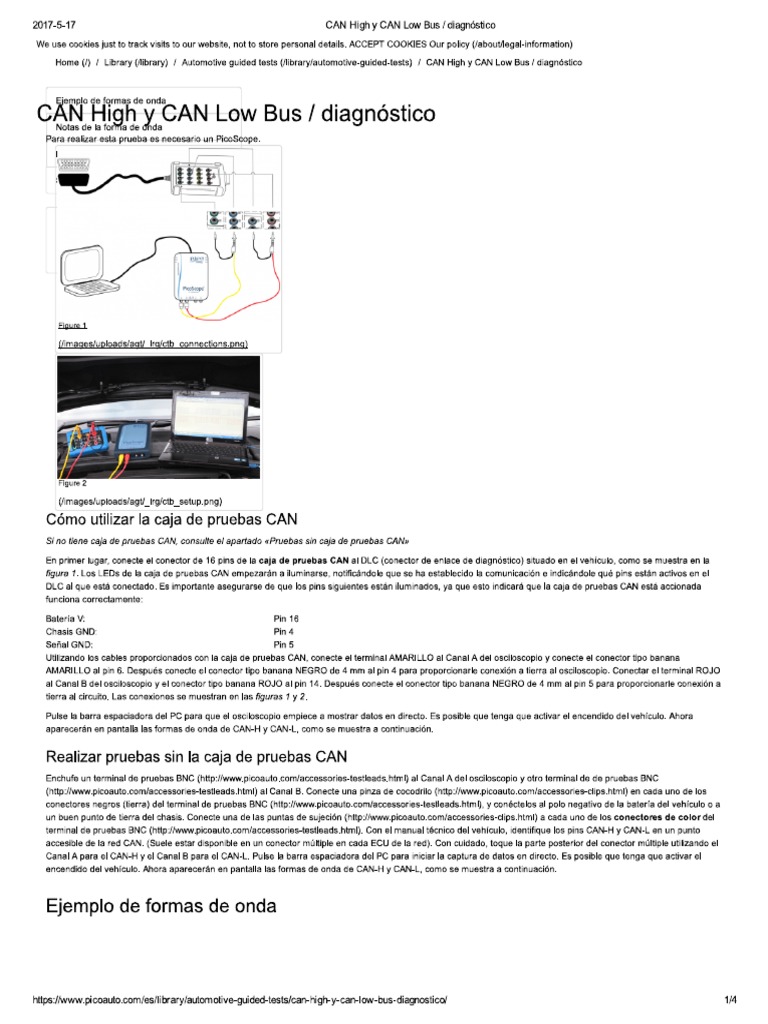CAN High y CAN Low Bus - Diagnóstico | PDF