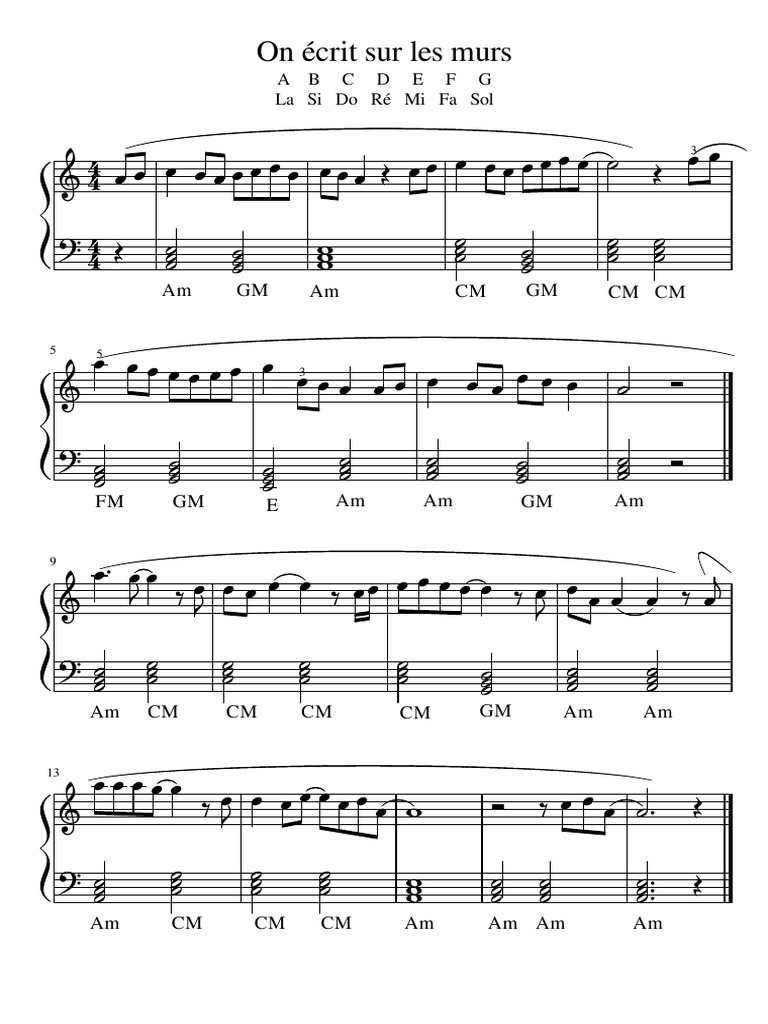 On Ecrit Sur Les Murs PDF | PDF