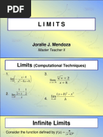 A Detailed Lesson Plan in Basic Calculus | PDF | Derivative | Analysis