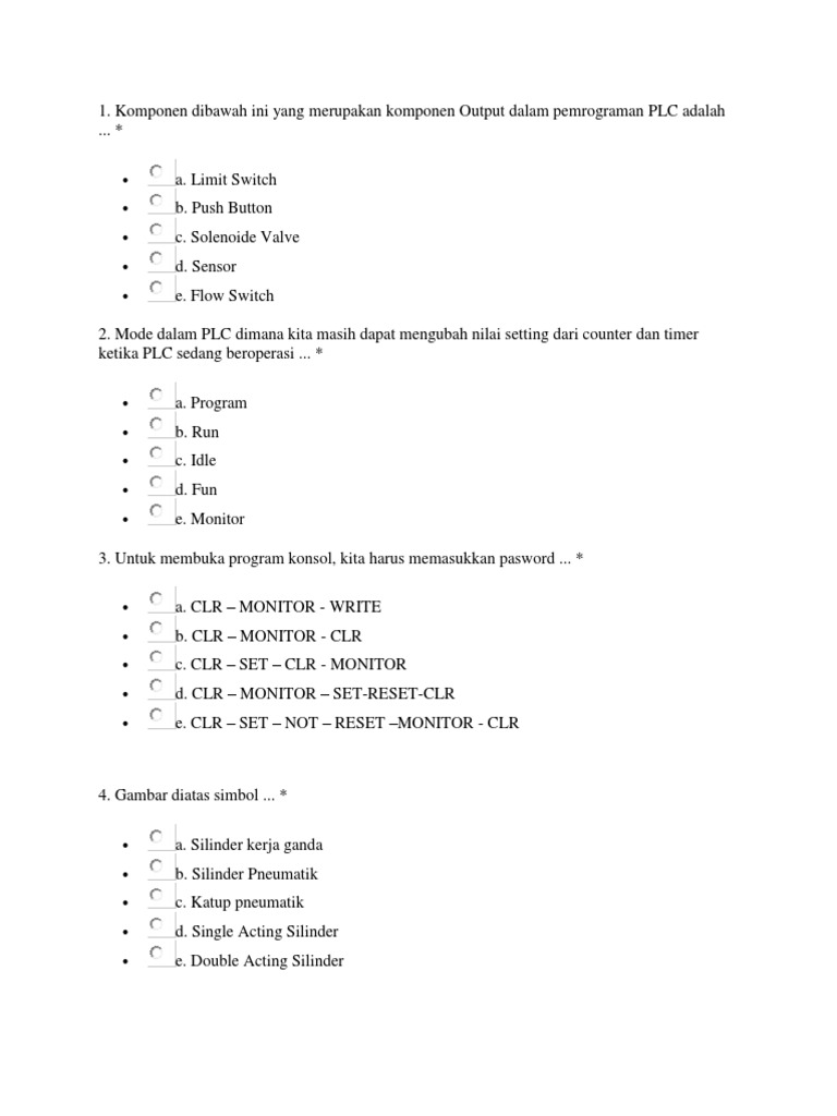 Soal PLC | PDF