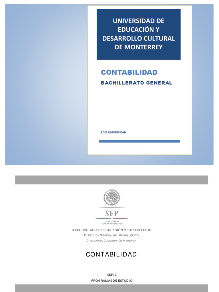 Contabilidad Pdf Contabilidad Evaluación