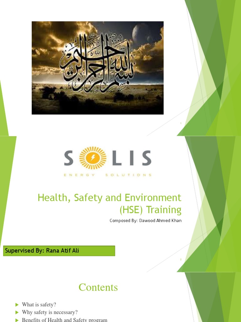 HSE Training | PDF | Occupational Safety And Health | Safety