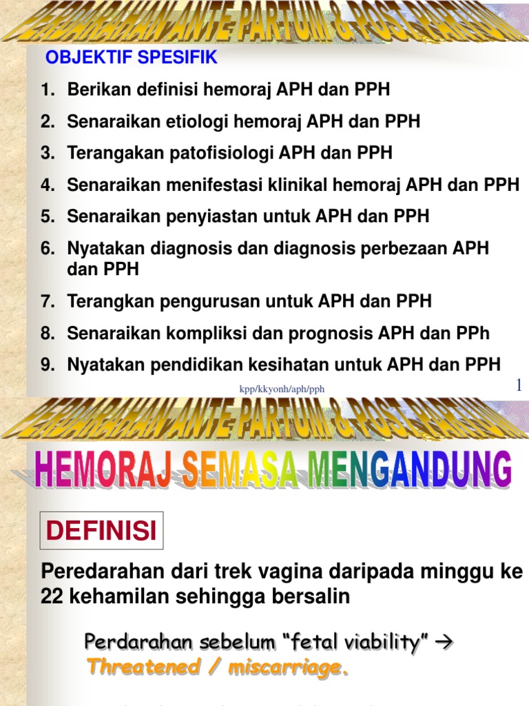 Aph & PPH | PDF