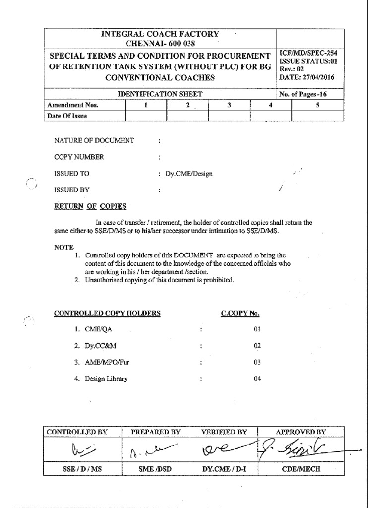 Icf Md-Spec-254 Rev-02 | PDF