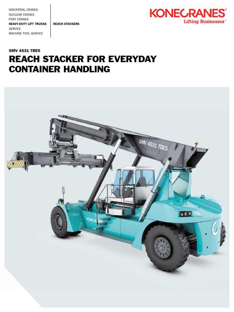 Konecranes Brochure SMV 4531 TBE5 | PDF | Axle | Brake