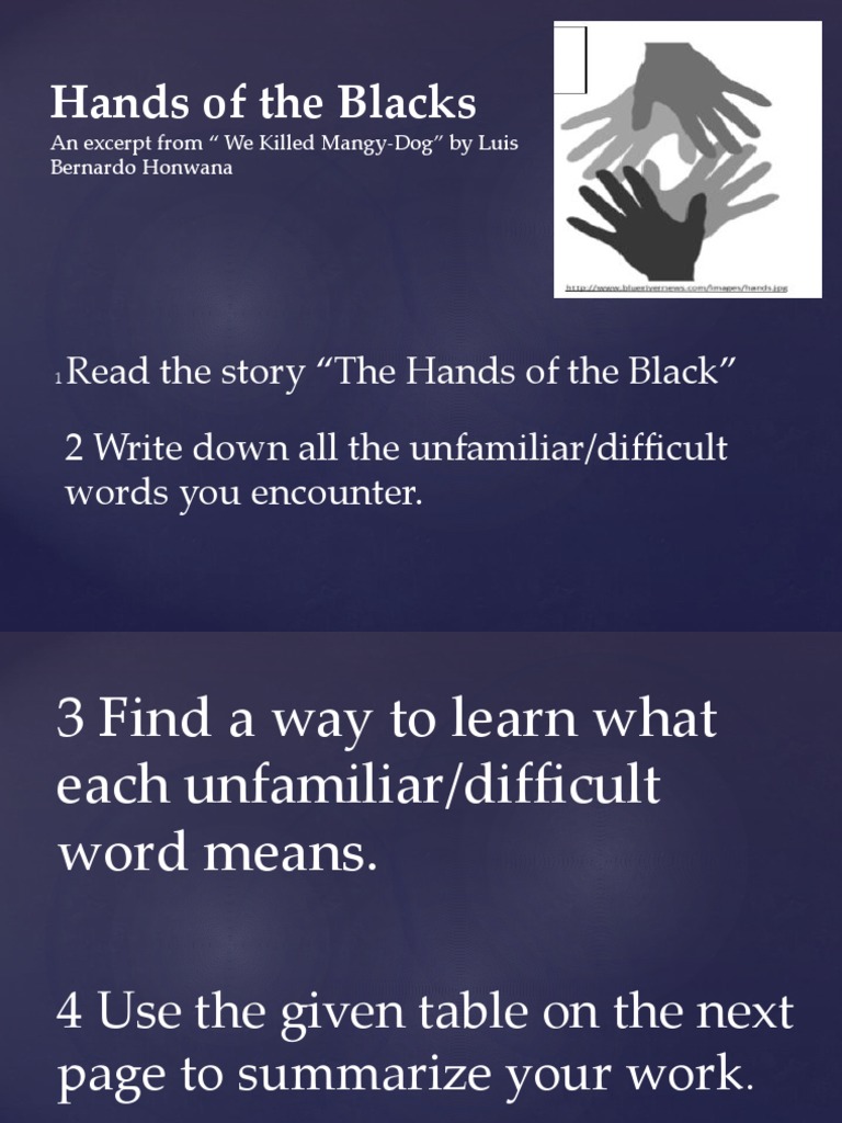 Hands of The Black | PDF