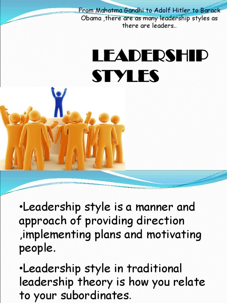 Leadership Styles | PDF | Leadership | Decision Making