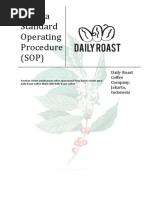 SOP Bar: Panduan Barista | PDF | Griya & Taman