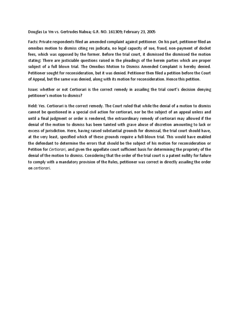 Douglas Lu Ym Vs | PDF