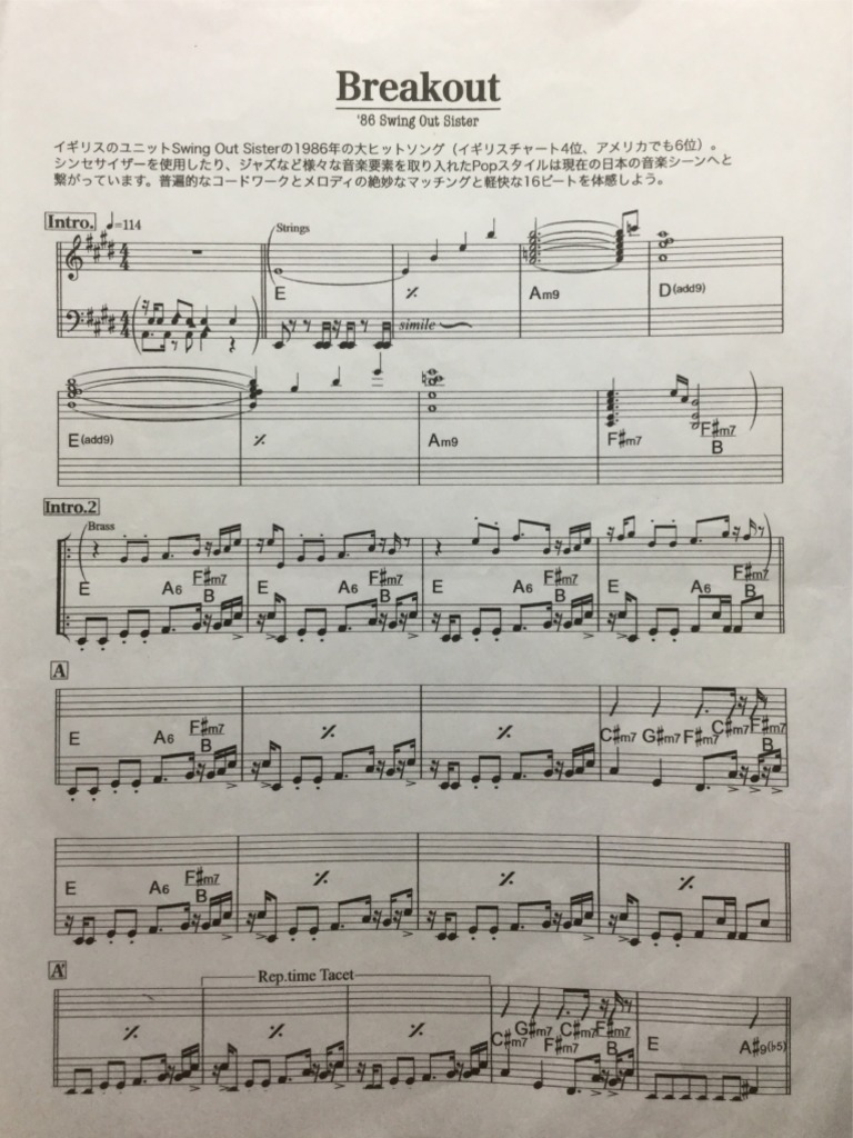 BREAKOUT (Swing Out Sister)