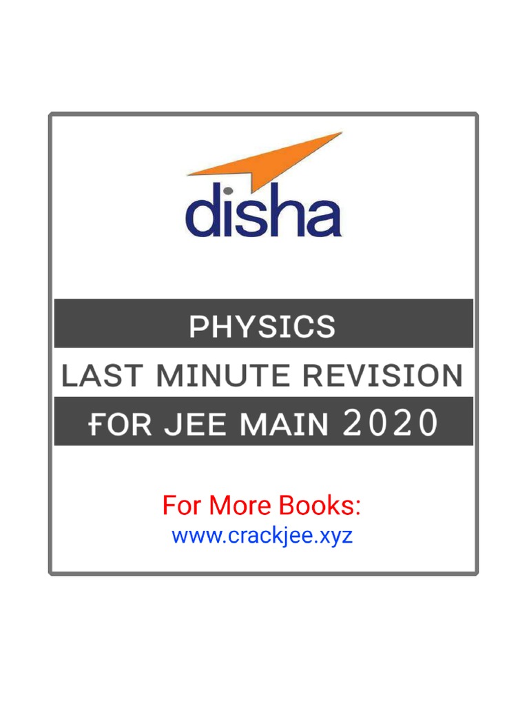 Disha Physics Revision (WWW - Crackjee.xyz) | PDF | Electromagnetic ...