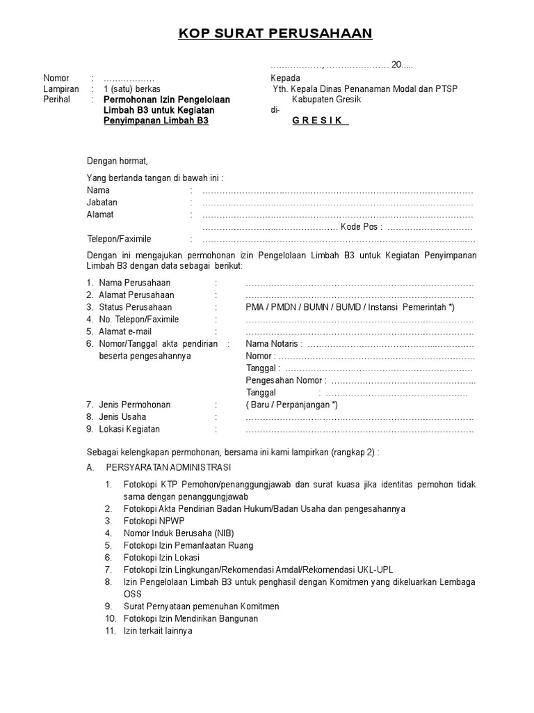 141609form TPS B3 Penyimpanan (Baru) - Oss 2019 | PDF