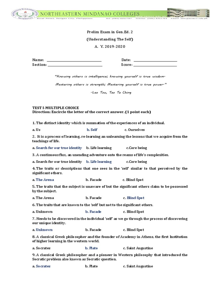 Prelim Questionnaire | PDF | Justification | Metaphilosophy