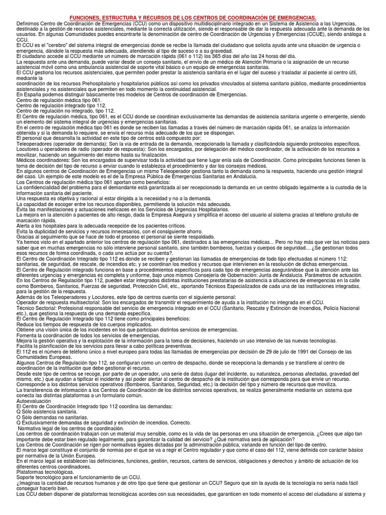 Funciones y Estructura de CCU | PDF | La seguridad informática | Seguridad