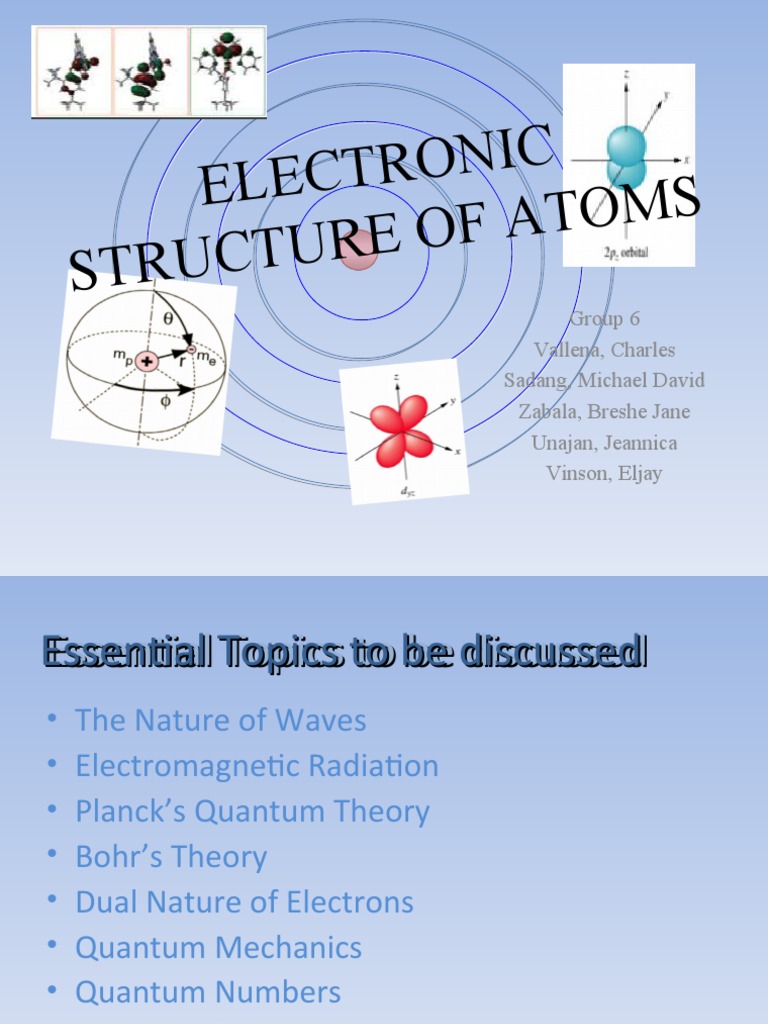 Quantum Theory and Atomic Structure | PDF | Atomic Orbital | Chemistry