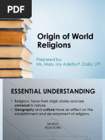 Grade 11: Intro to World Religions Module 1 | PDF | Theology | Polytheism