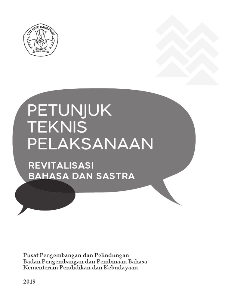 Buku - Petunjuk Pelaksanaan Revitaliasi Bahasa - Ed5 | PDF