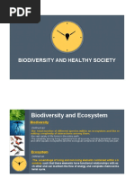 STS-Lesson 10 - Biodiversity and The Healthy Society | PDF | Biodiversity | Ecosystem