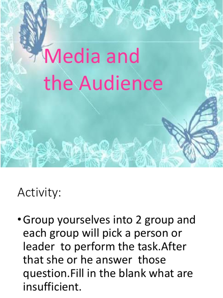 Chapter 6 Lesson 3 Media and The Audience | PDF | Attitude (Psychology ...