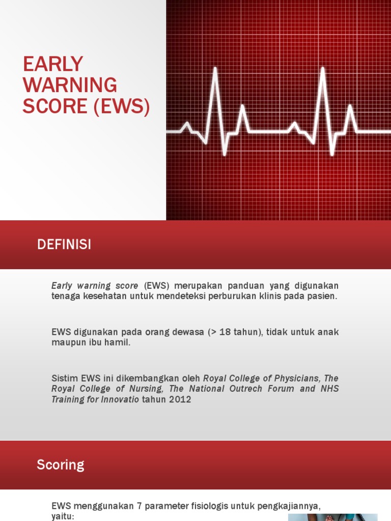 Early Warning Score (Ews) | PDF