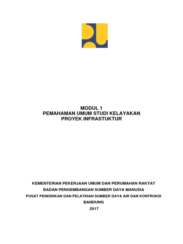 1a113 Modul 1 Pemahaman Umum Studi Kelayakan PDF | PDF | Sains ...
