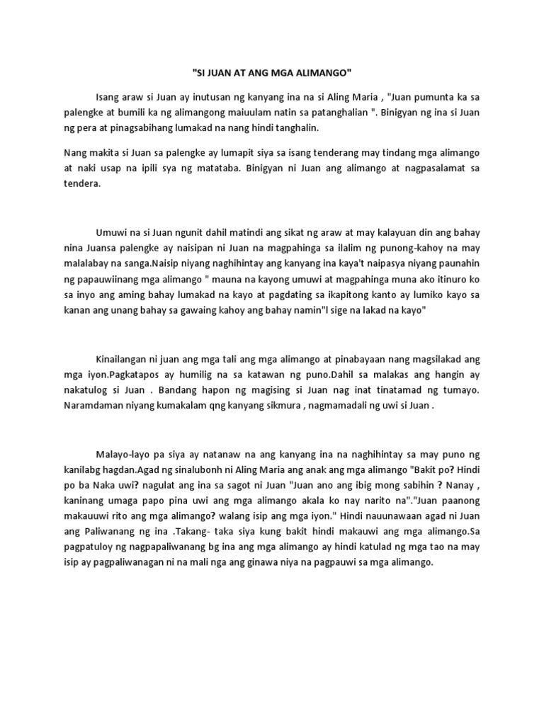 Mga Kwento Compilation | PDF