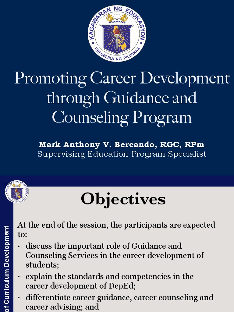 Career Guidance Program | PDF | Curriculum | Secondary Education