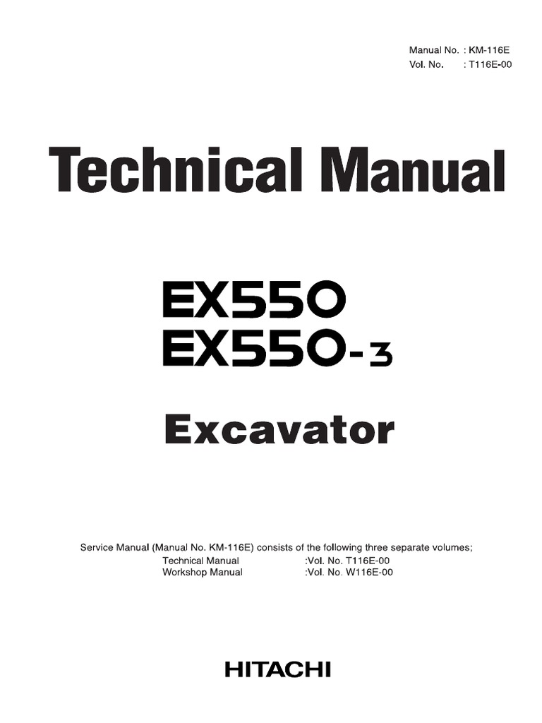 EX550 EX550-3 Technical Manual PDF | PDF