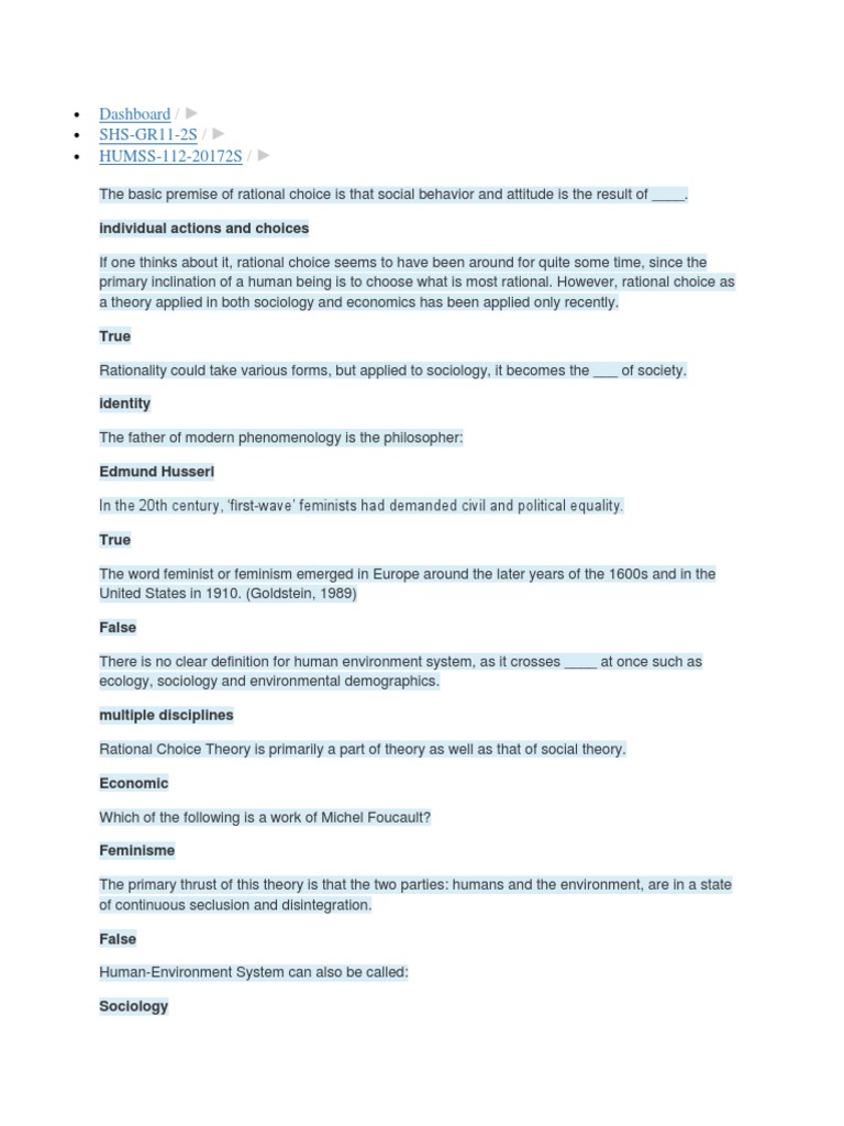 DISS | PDF | Social Science | Sociology