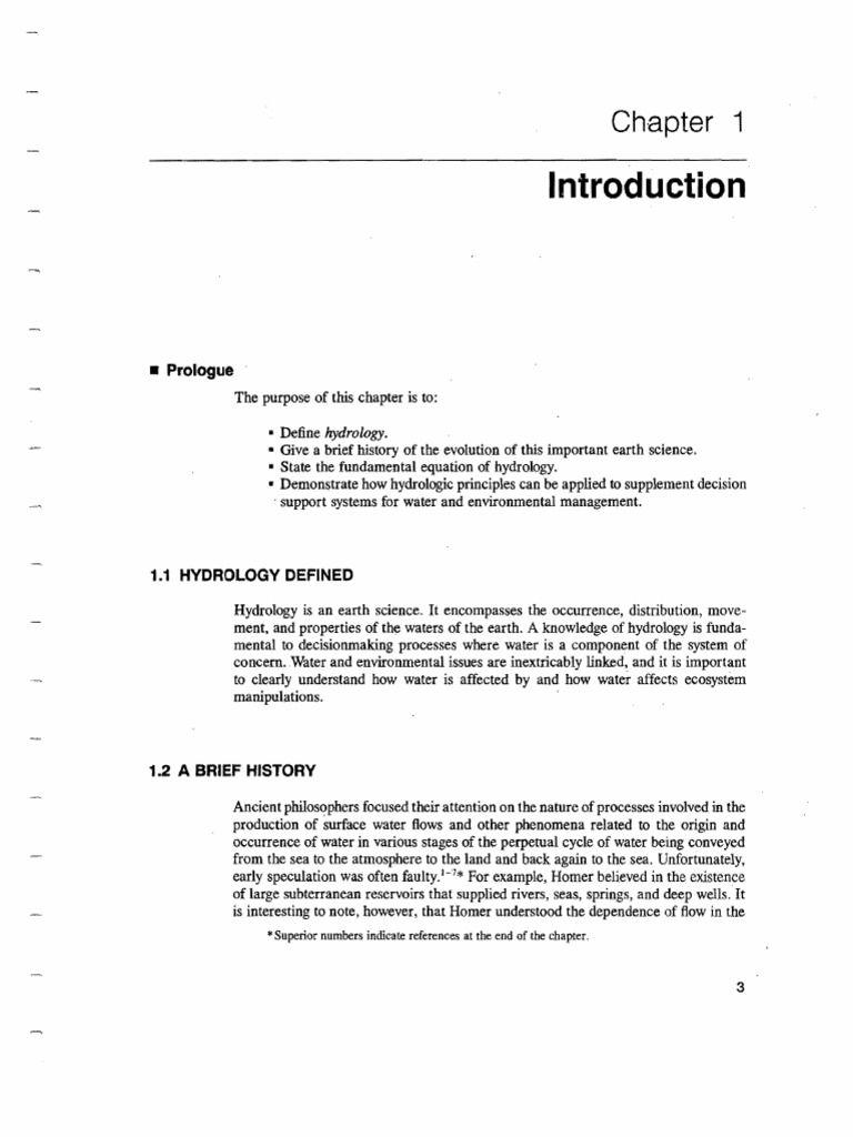 Chapter 01 Introduction 2020 Pertemuan #1 | PDF | Hydrology | Groundwater