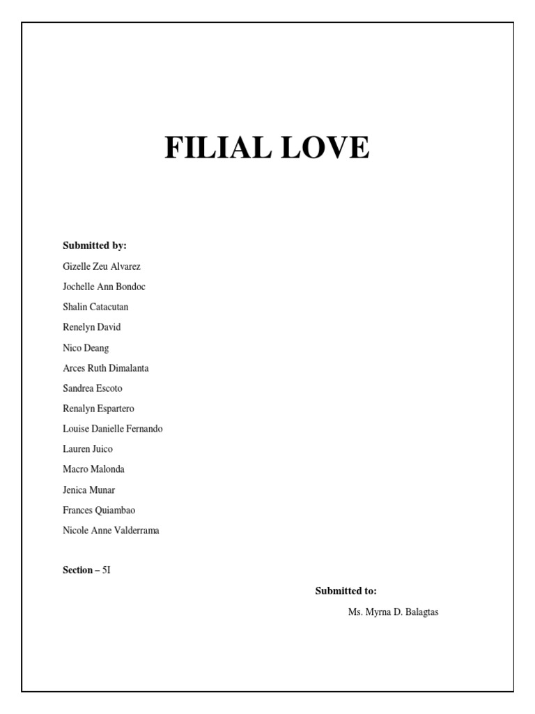 Filial Love PDF | PDF | China | World Politics