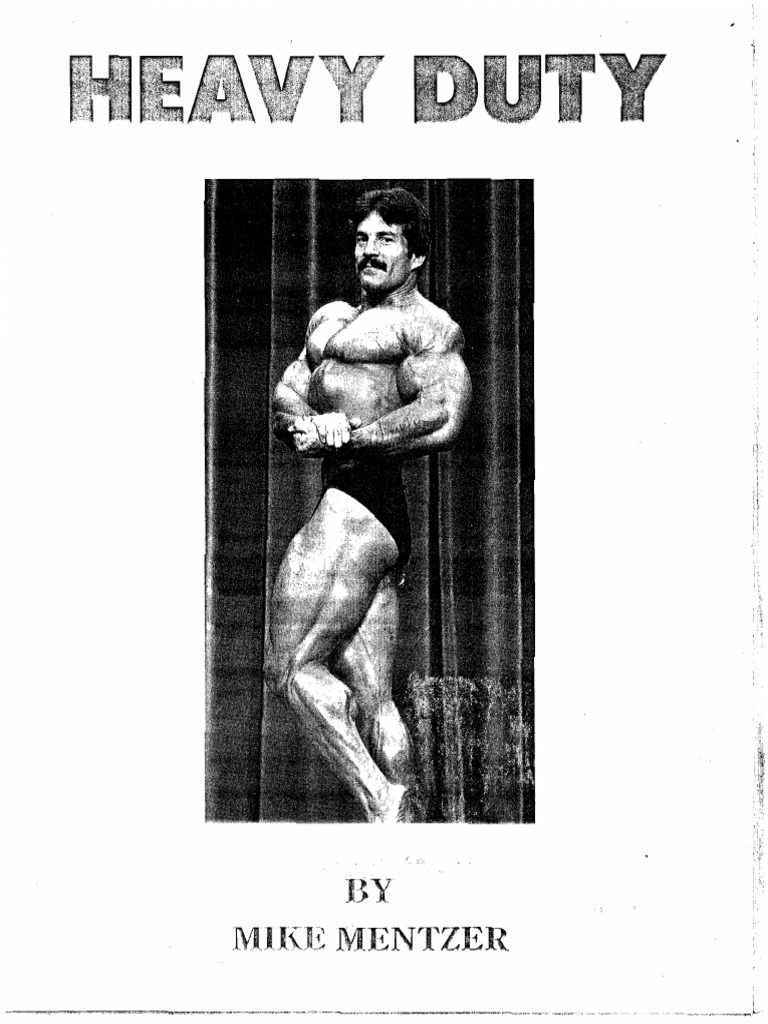 Mike Mentzer Heavy Duty Scanned Book PDF | PDF