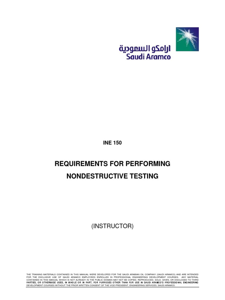 INE 150 Instructor PDF | PDF | Nondestructive Testing | Welding