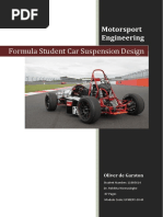 Firewall and Driver's Seat For Formula Student Race Car FEST | PDF ...