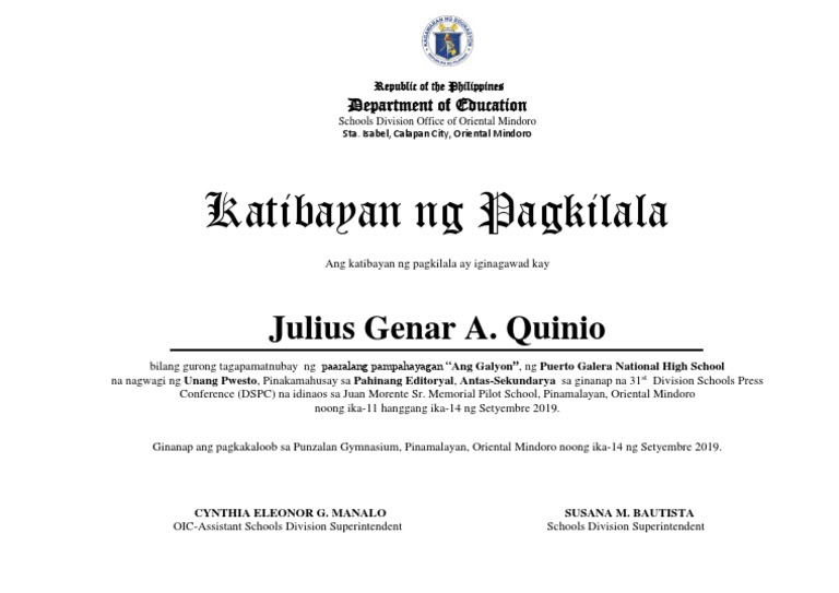 Cces Araw Ng Pagkilala S Y 2019 2020 Grade V Youtube - vrogue.co