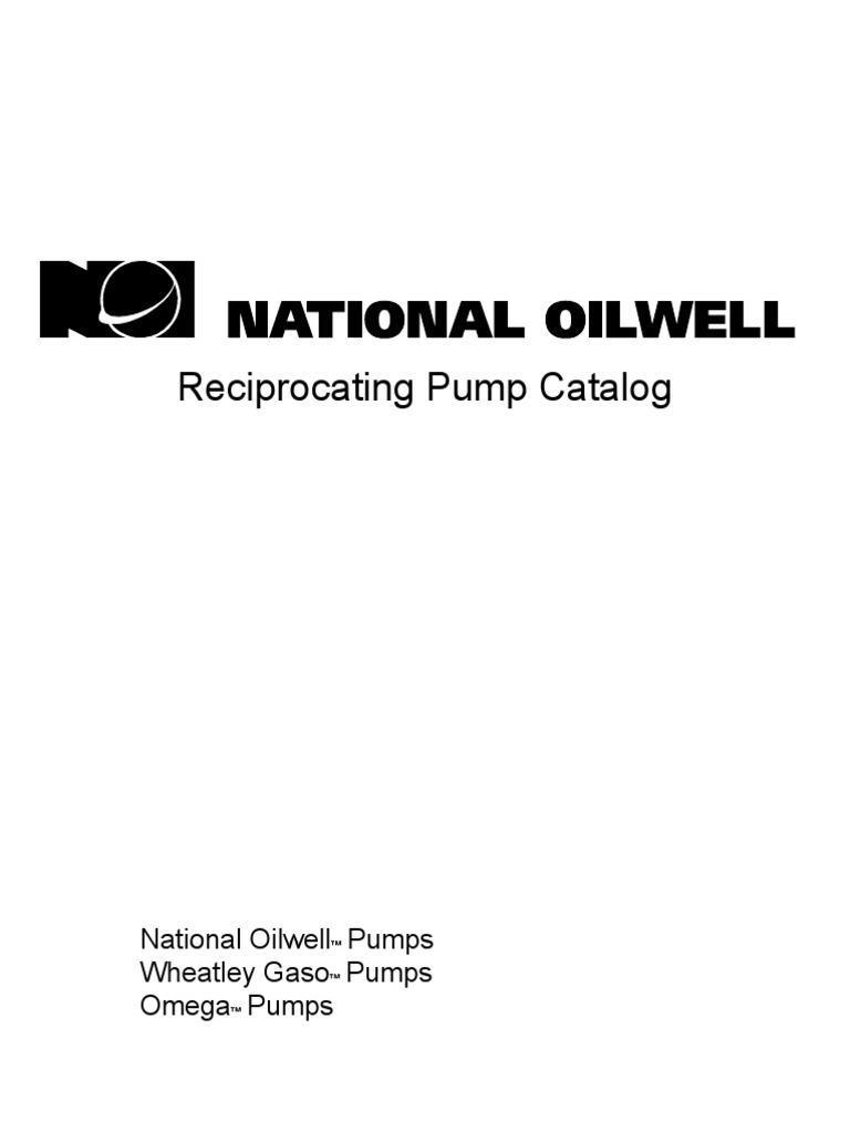 Reciprocating Pump Catalog PDF | PDF | Pump | Horsepower