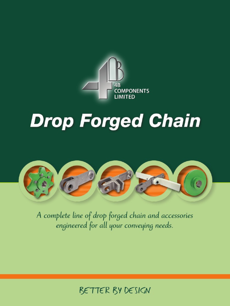 4B Drop Forged Chain Catalog | PDF | Heat Treating | Mechanical Engineering