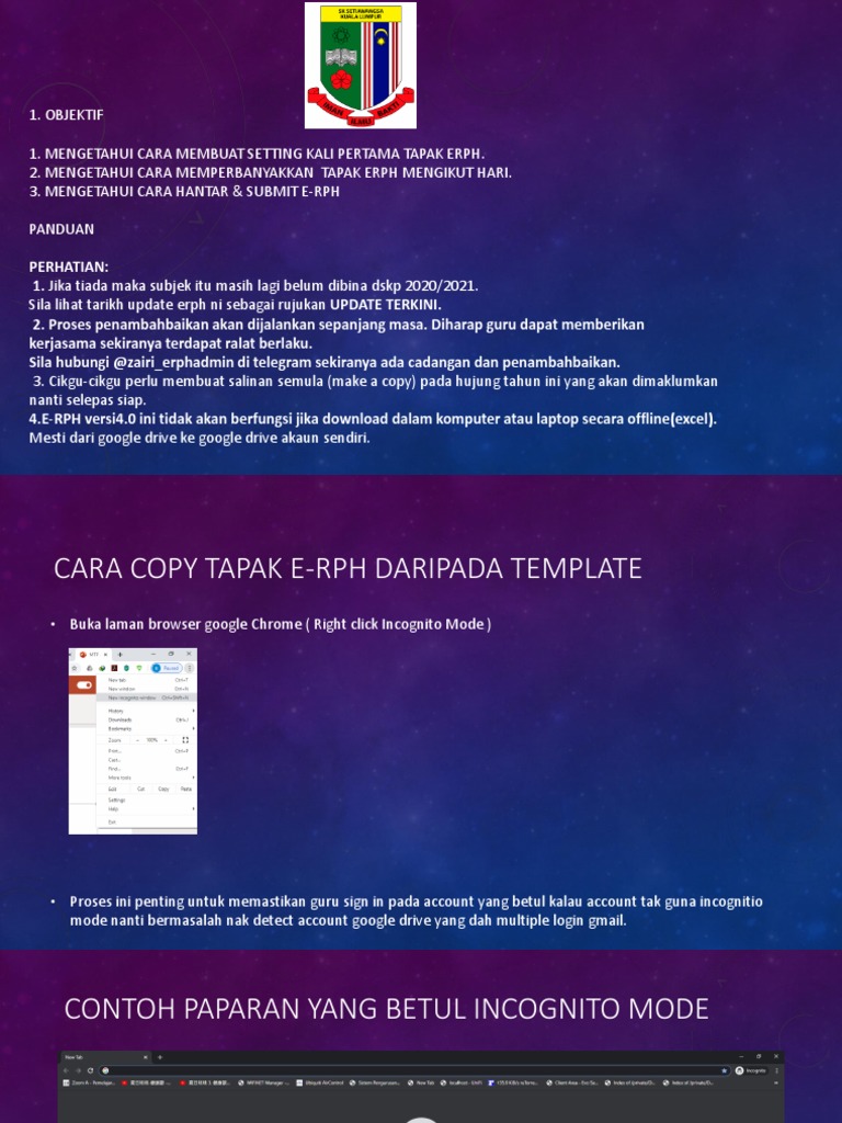 E-RPH Tutorial 2020 | PDF