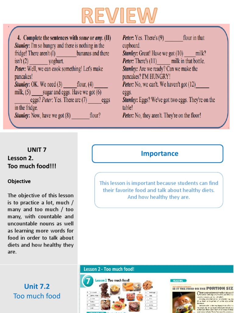 English Iv Unit 7 Lesson 2 | PDF | Noun | Plural