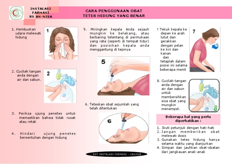 Panduan Penggunaan Tetes Hidung | PDF