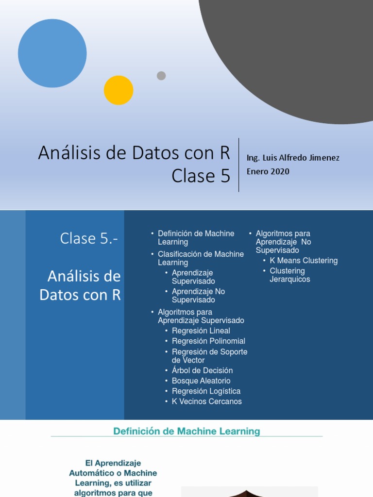Machine Learning Con R | Descargar gratis PDF | Aprendizaje automático ...