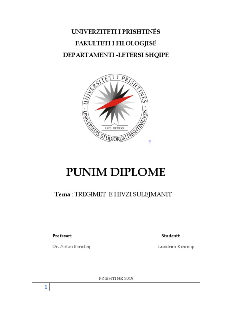 Punim Diplome ED 8 | PDF